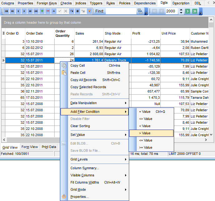 Online Documentation For Sql Manager For Postgresql Sqlmanager